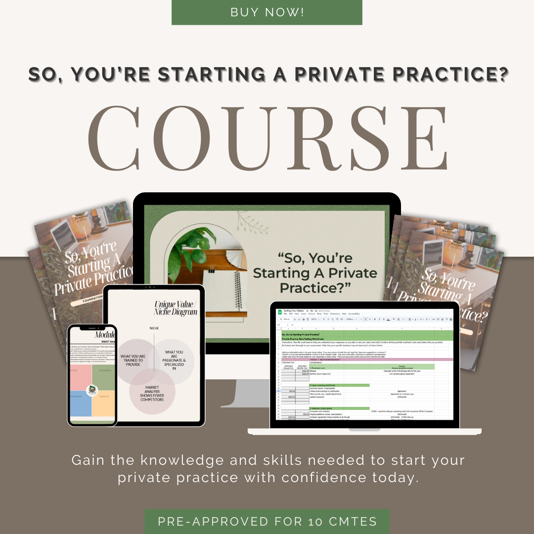 So, You're Starting A Private Practice? - Online Course - Mainstay ...